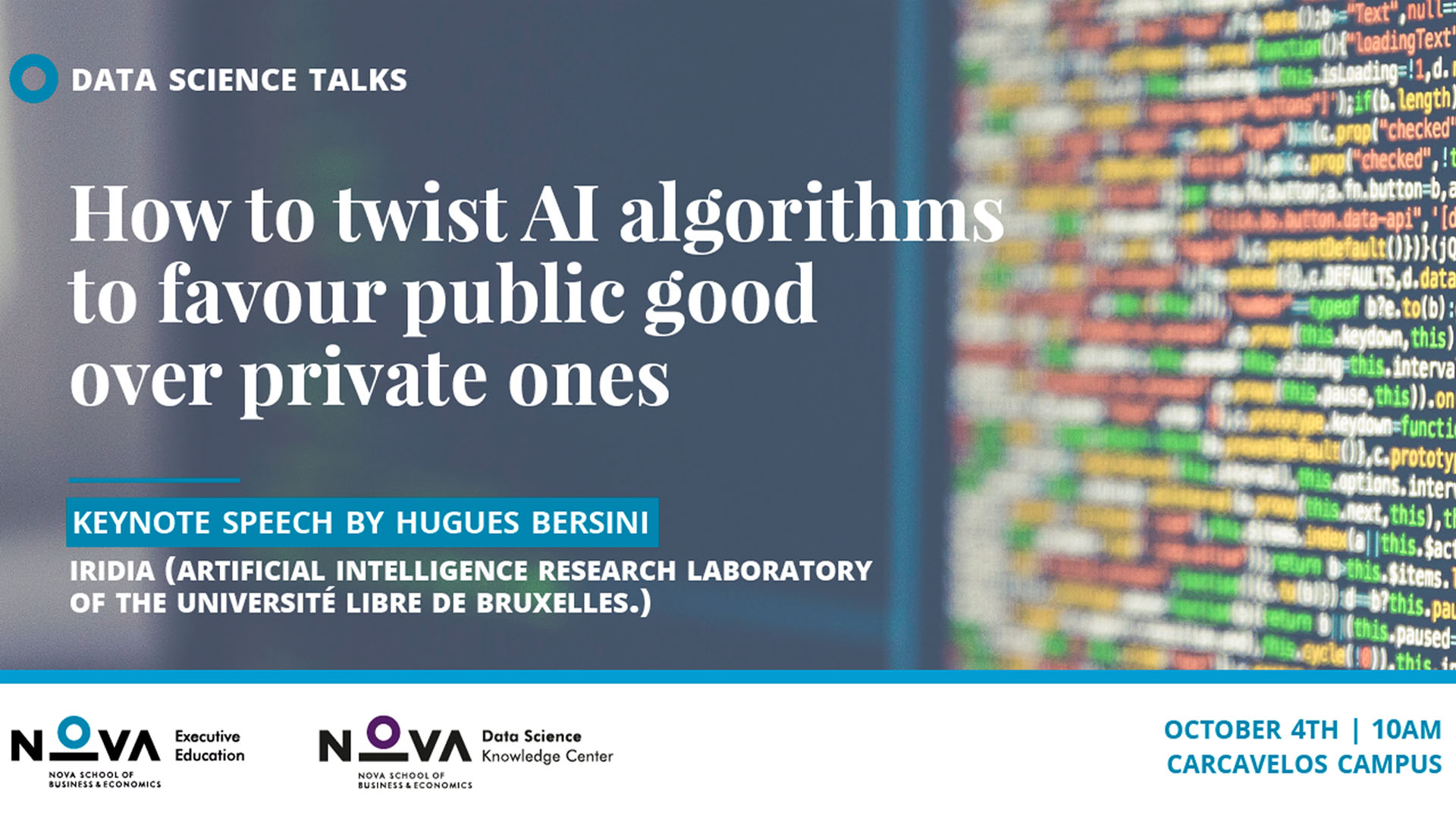 Data Science Talks III - How to twist AI algorithms to favor public ...
