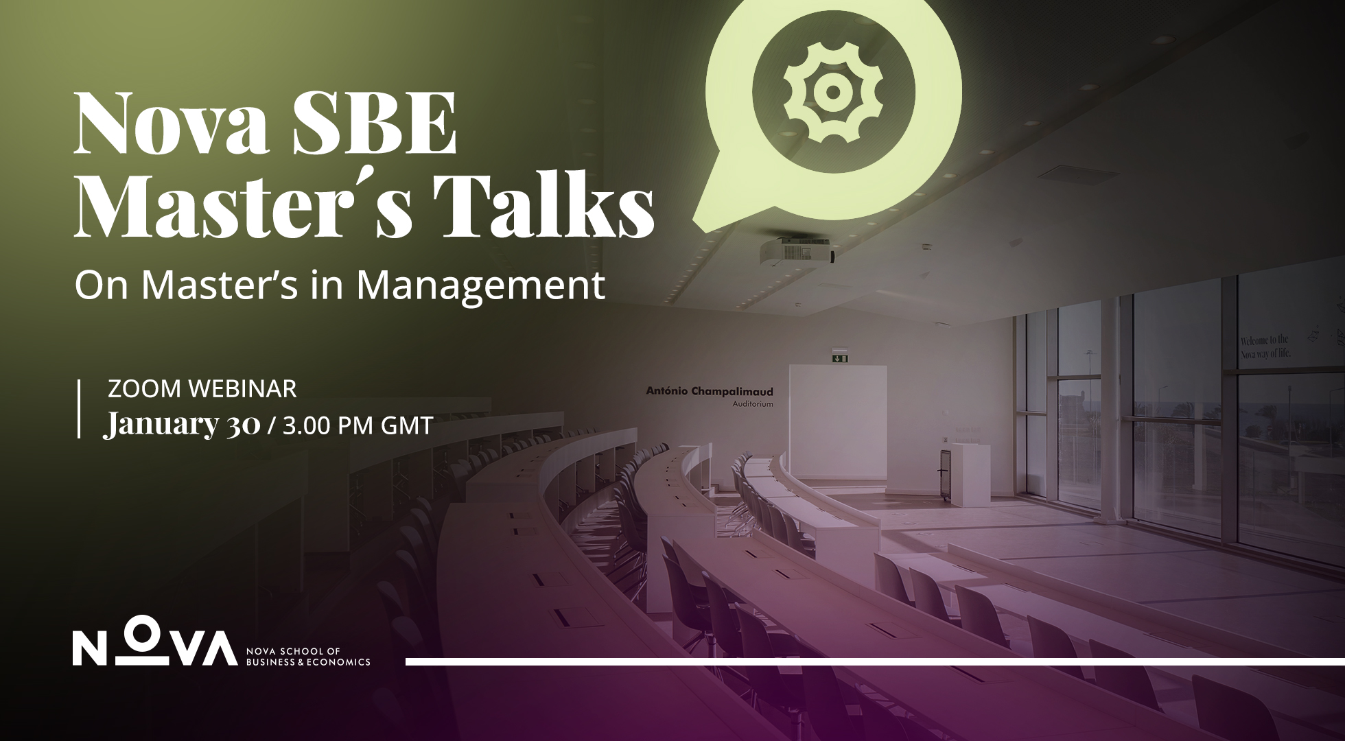 Nova SBE Master's Talks on Management