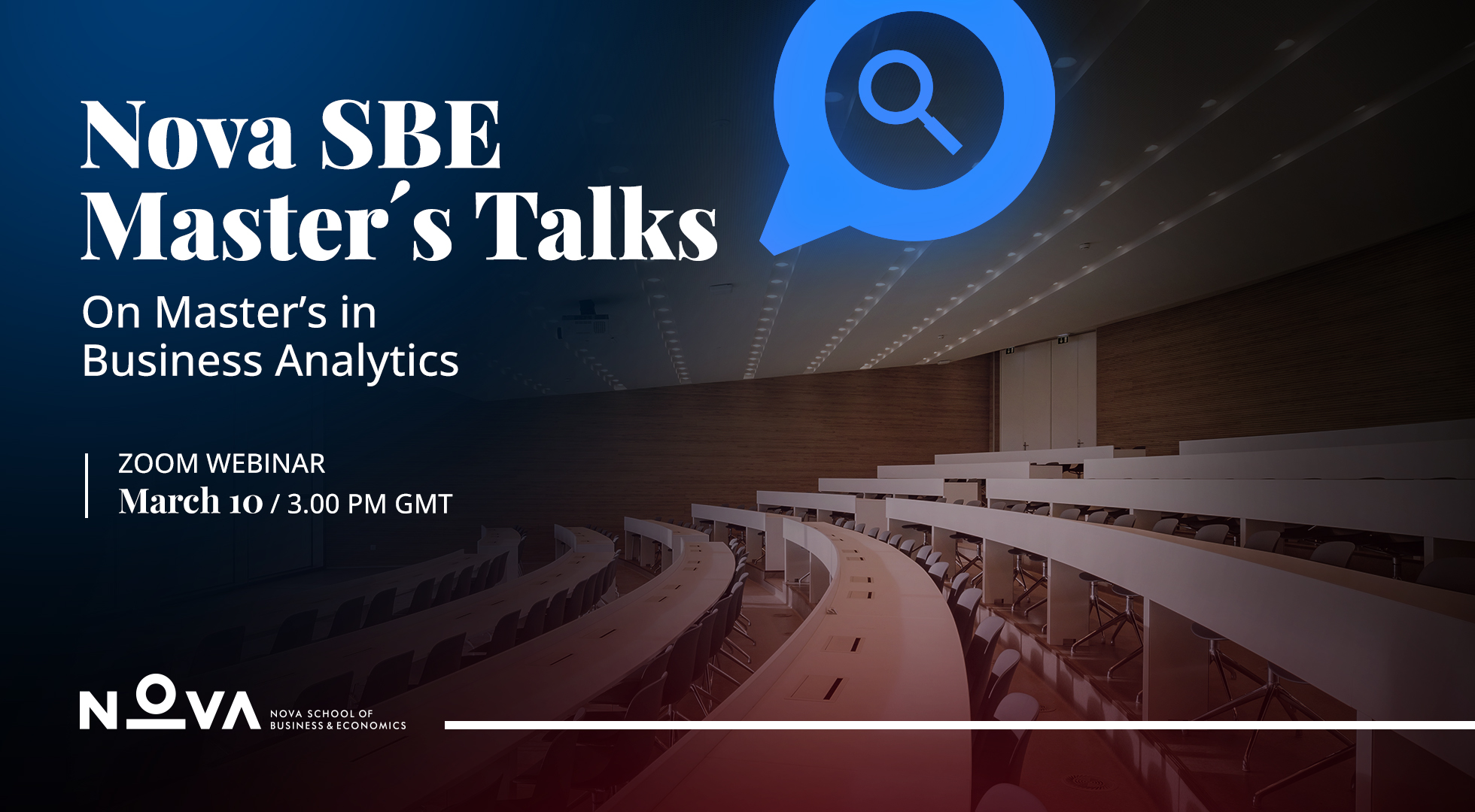 Nova SBE Master's Talks on the Master's in Business Analytics